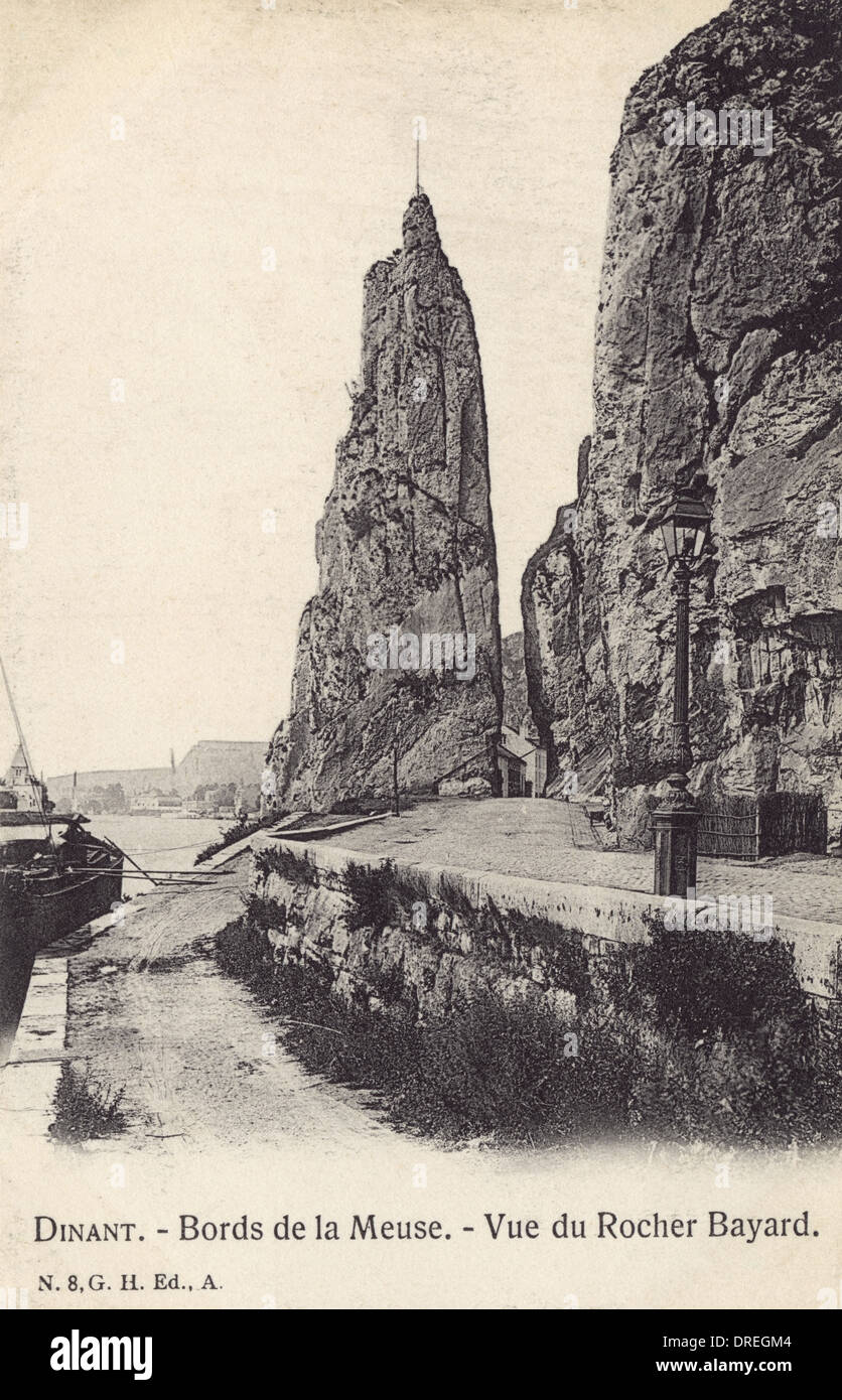 Dinant, Belgium - The Bayard Rock Stock Photo - Alamy