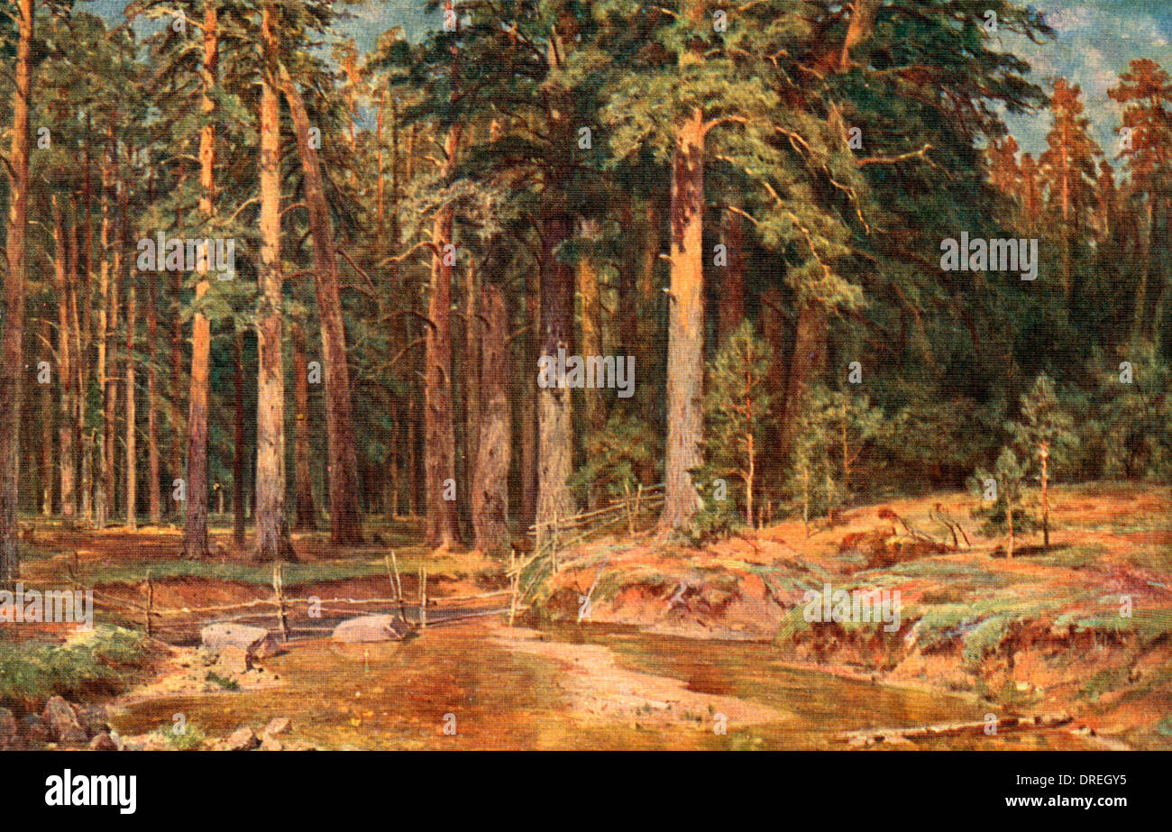 Pine grove shishkin hi-res stock photography and images - Alamy
