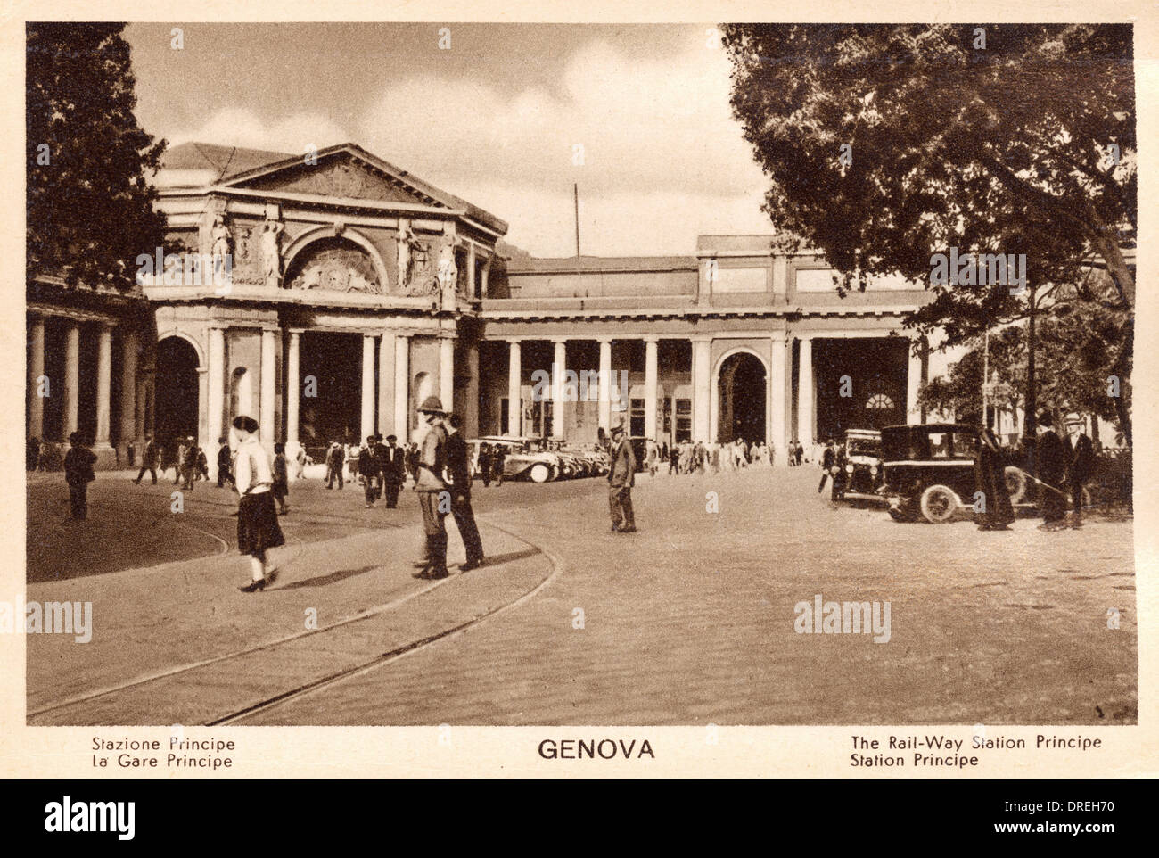 Genoa, Italy - Principal Railway Station Stock Photo - Alamy