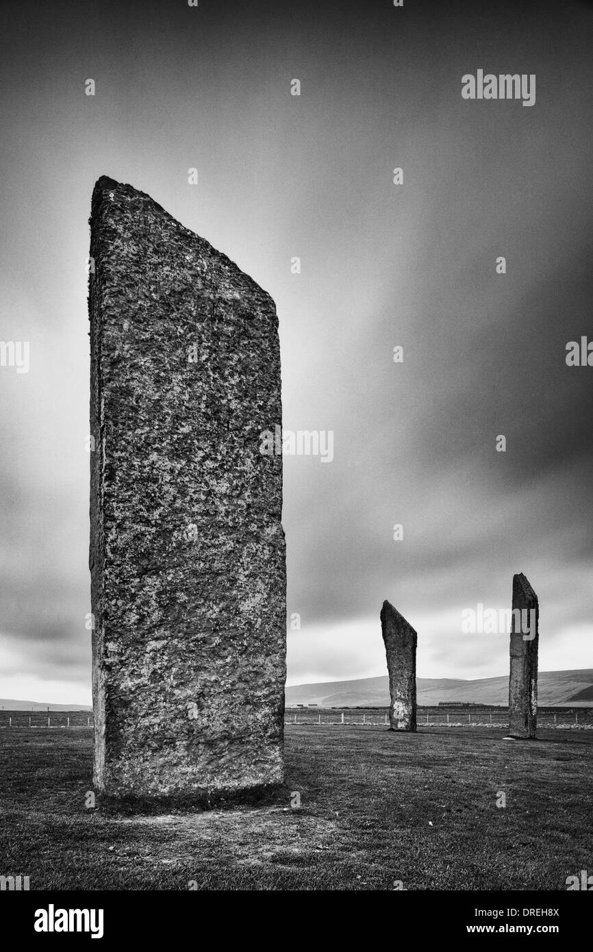 Scotland, Orkney Islands, Standing Stones of Stenness Stock Photo - Alamy