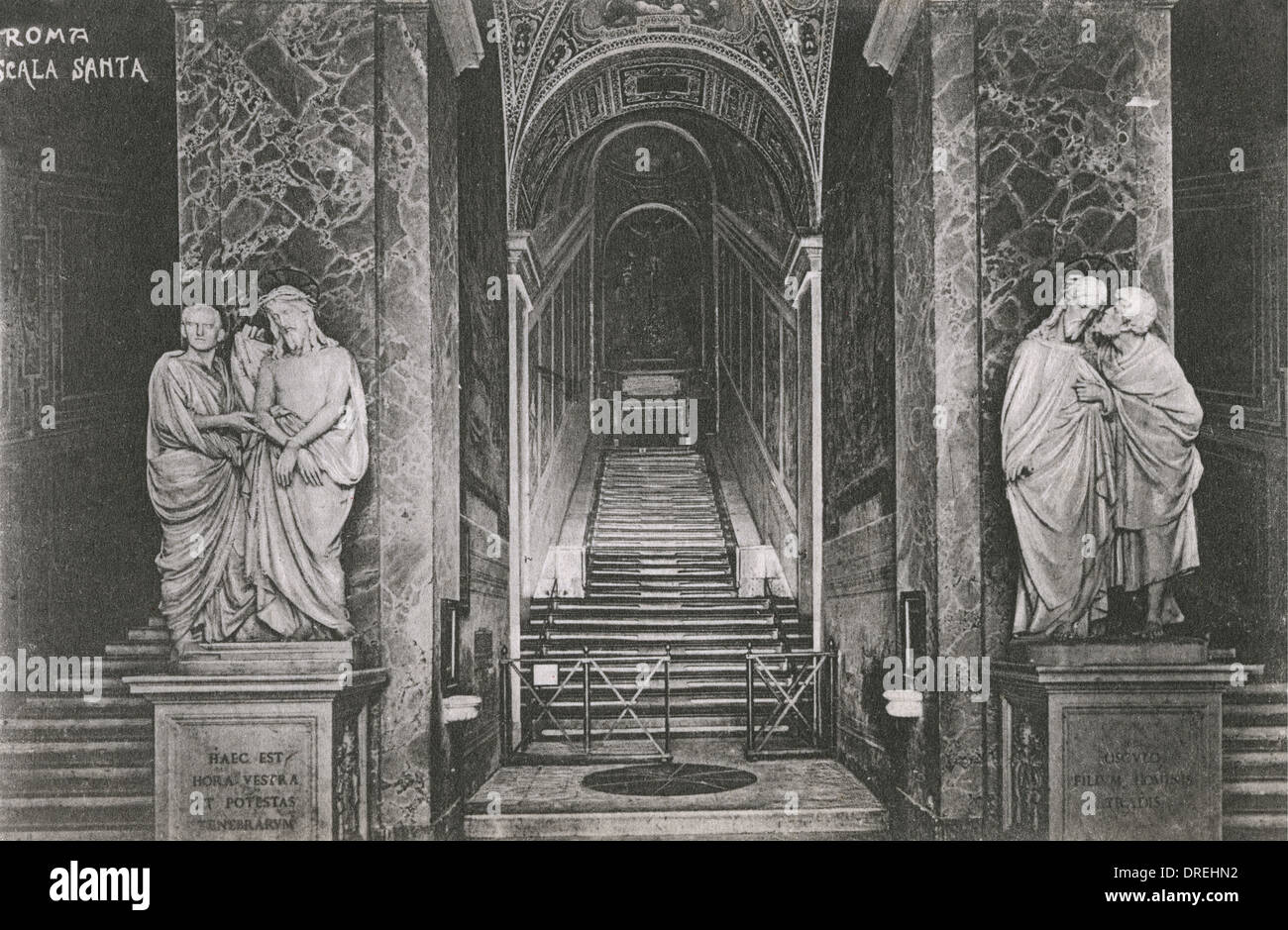 Scala Sancta - Holy Stairs, Rome Stock Photo - Alamy
