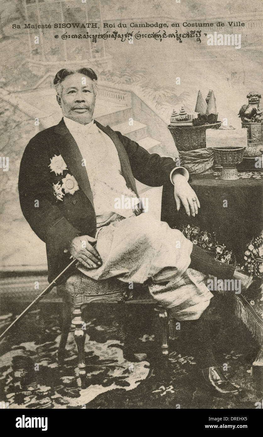 The King of Cambodia - Sisowath Stock Photo - Alamy