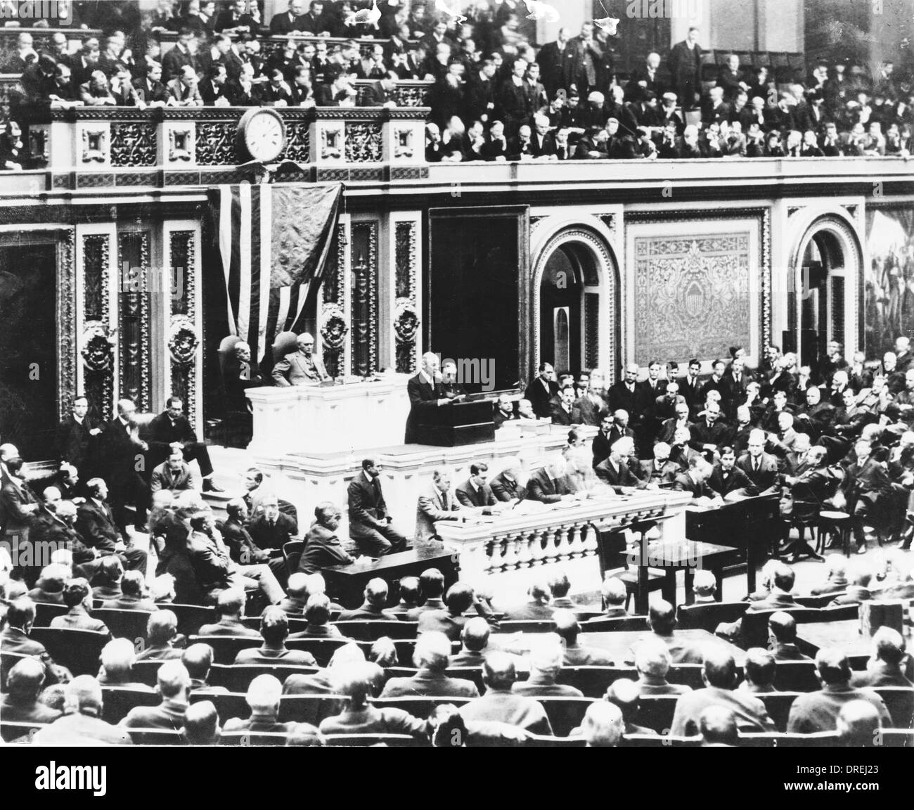 World war i 1917 wilson hi-res stock photography and images - Alamy