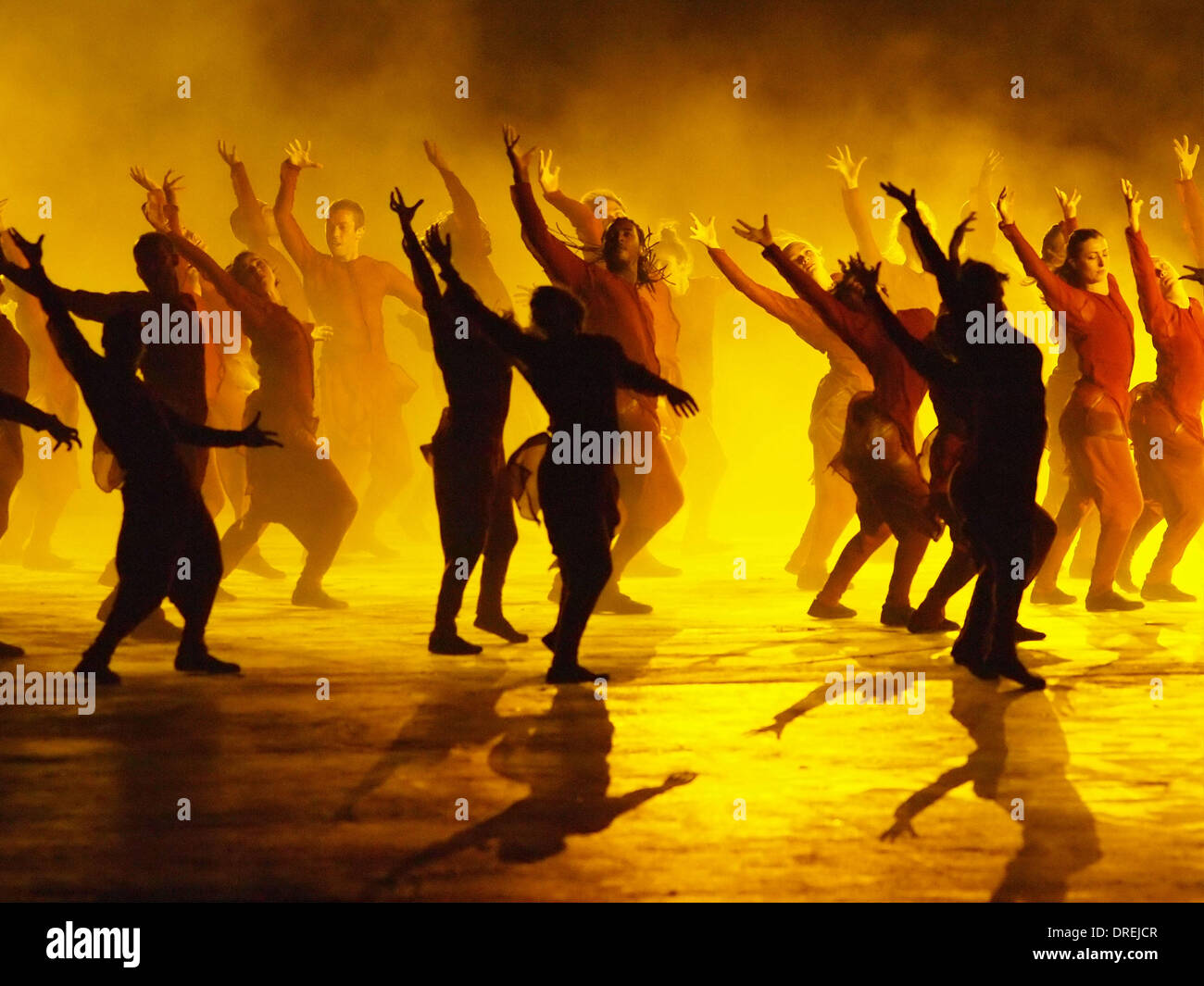 London 2012 opening ceremony performers hi-res stock photography and ...