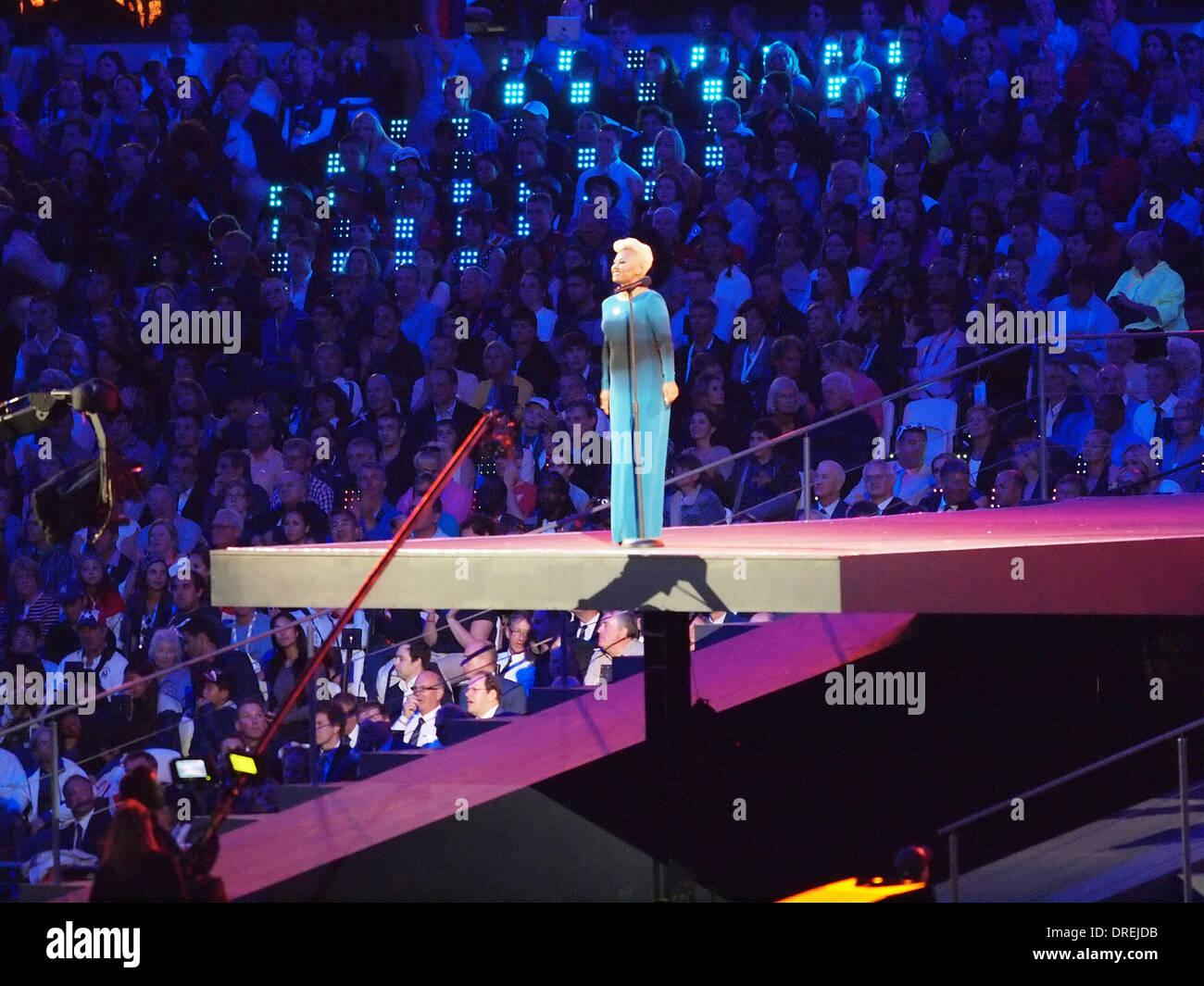 Singer Emeli Sande of Scotland performs 'Abide With Me', Opening ...