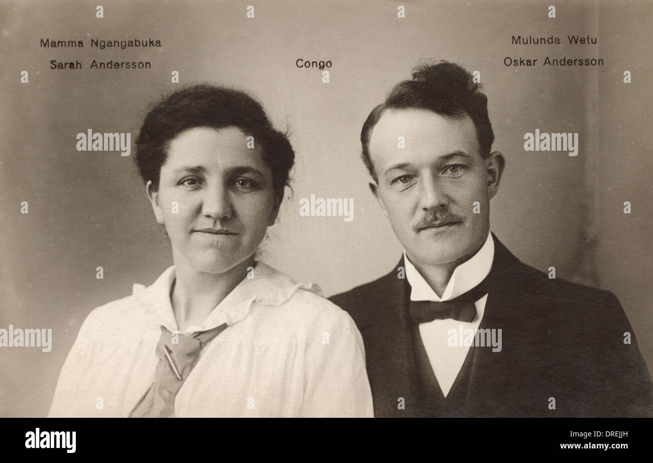 Swedish Missionaries to the Congo Stock Photo - Alamy