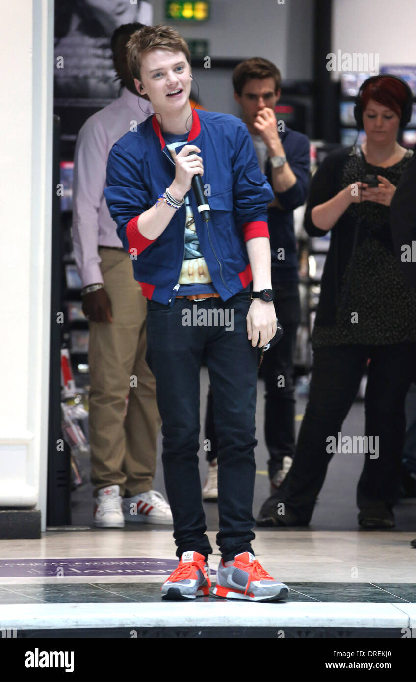 Conor Maynard meets fans and signs copies of his debut album 'Contrast ...