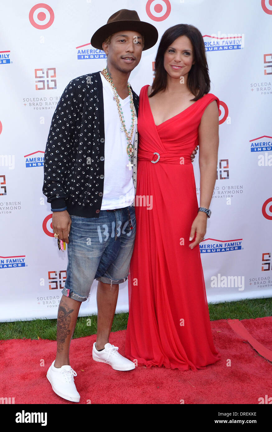 Soledad obrien pharrell williams 2nd hi-res stock photography and ...