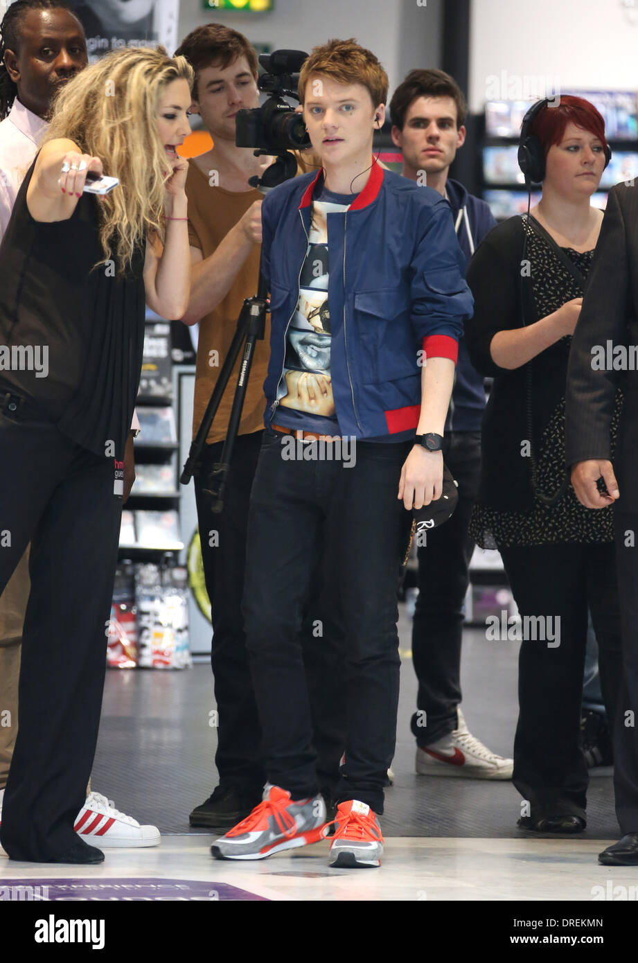 Conor Maynard meets fans and signs copies of his debut album Contrast ...