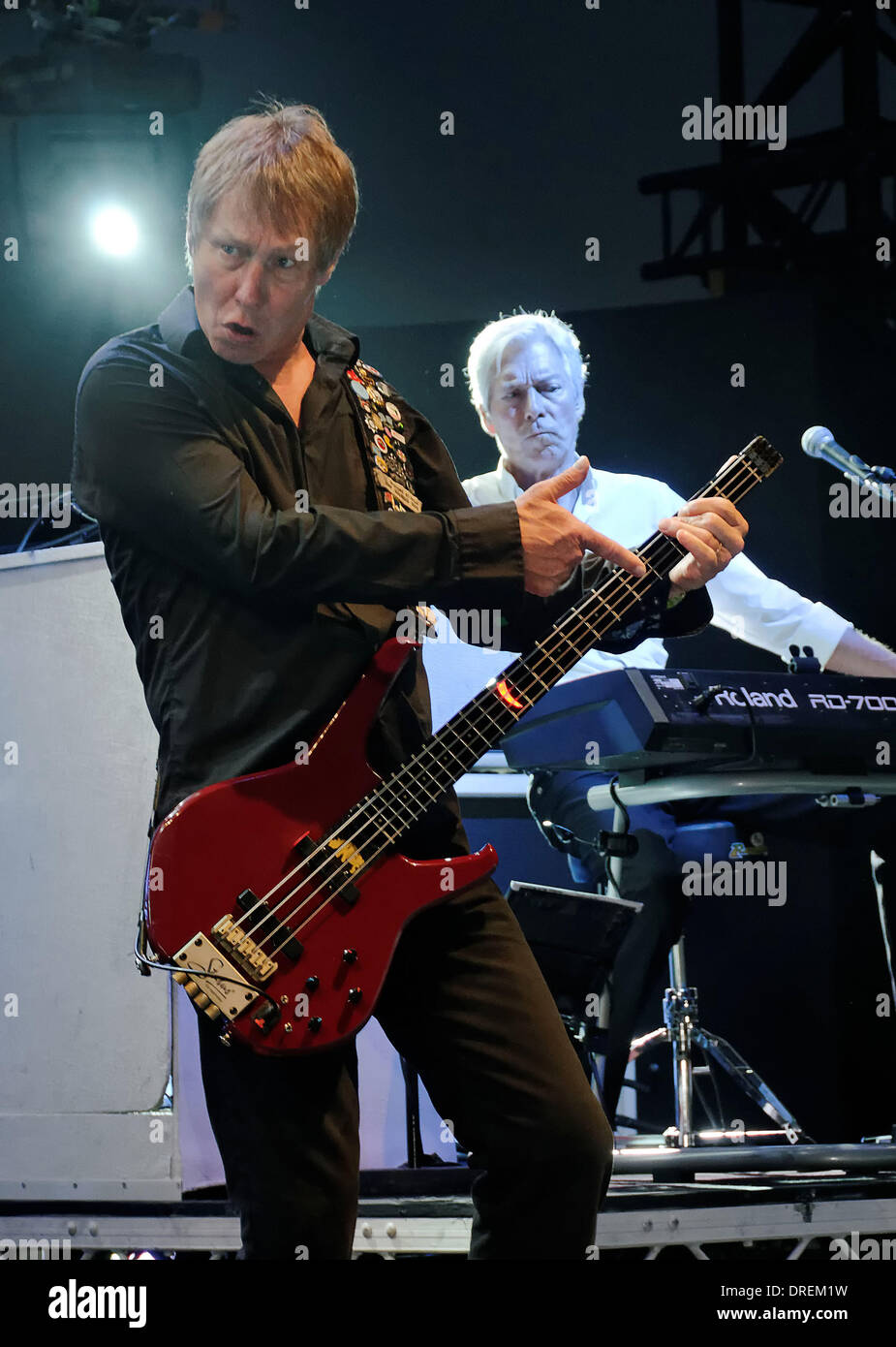 Rick Parfitt , of Status Quo at the 'Amp It Up' - the Riviera Rock ...