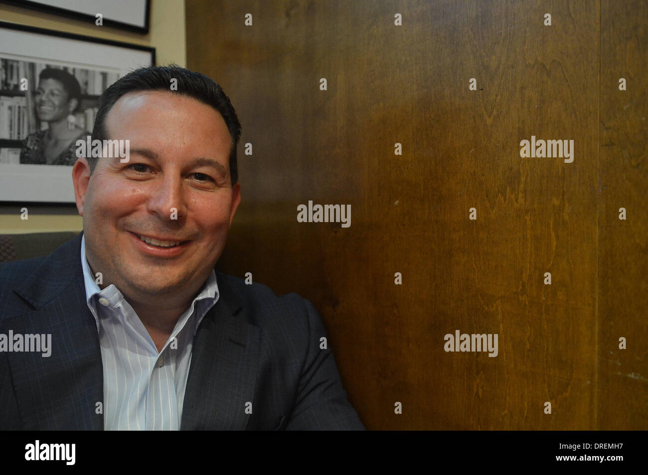 Criminal defense attorney Jose Baez greets fans and signs copies of his ...