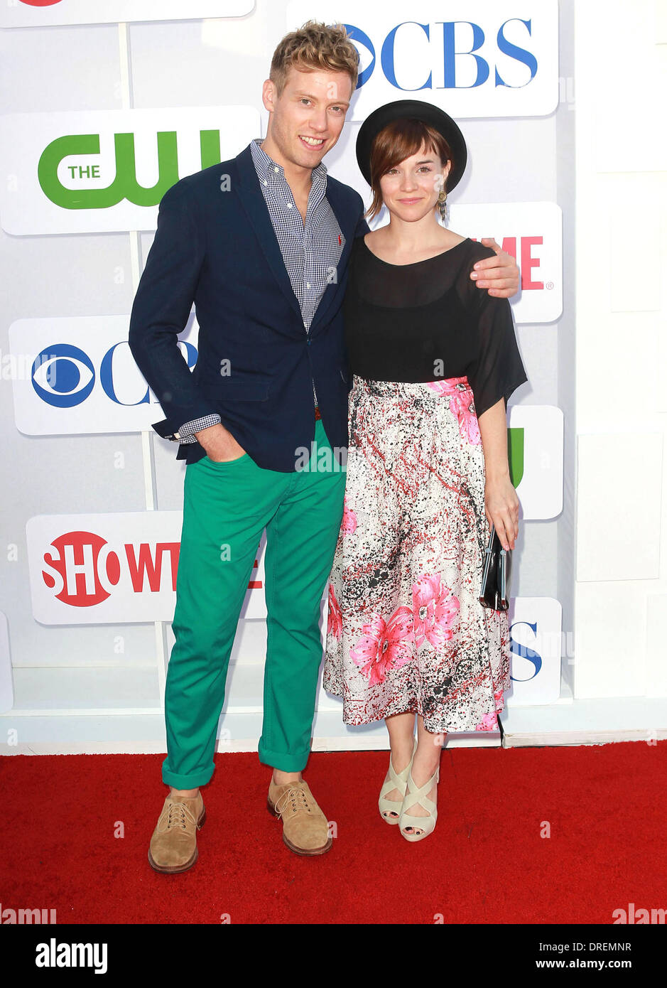 Barrett Foa and Renee Felice Smith CBS Showtime's CW Summer 2012 Press ...