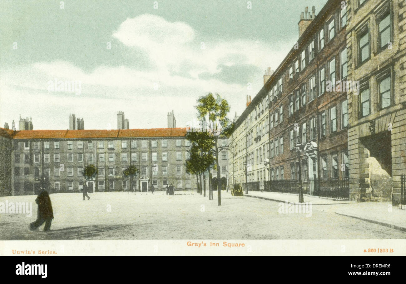 Gray's Inn Square, London Stock Photo - Alamy