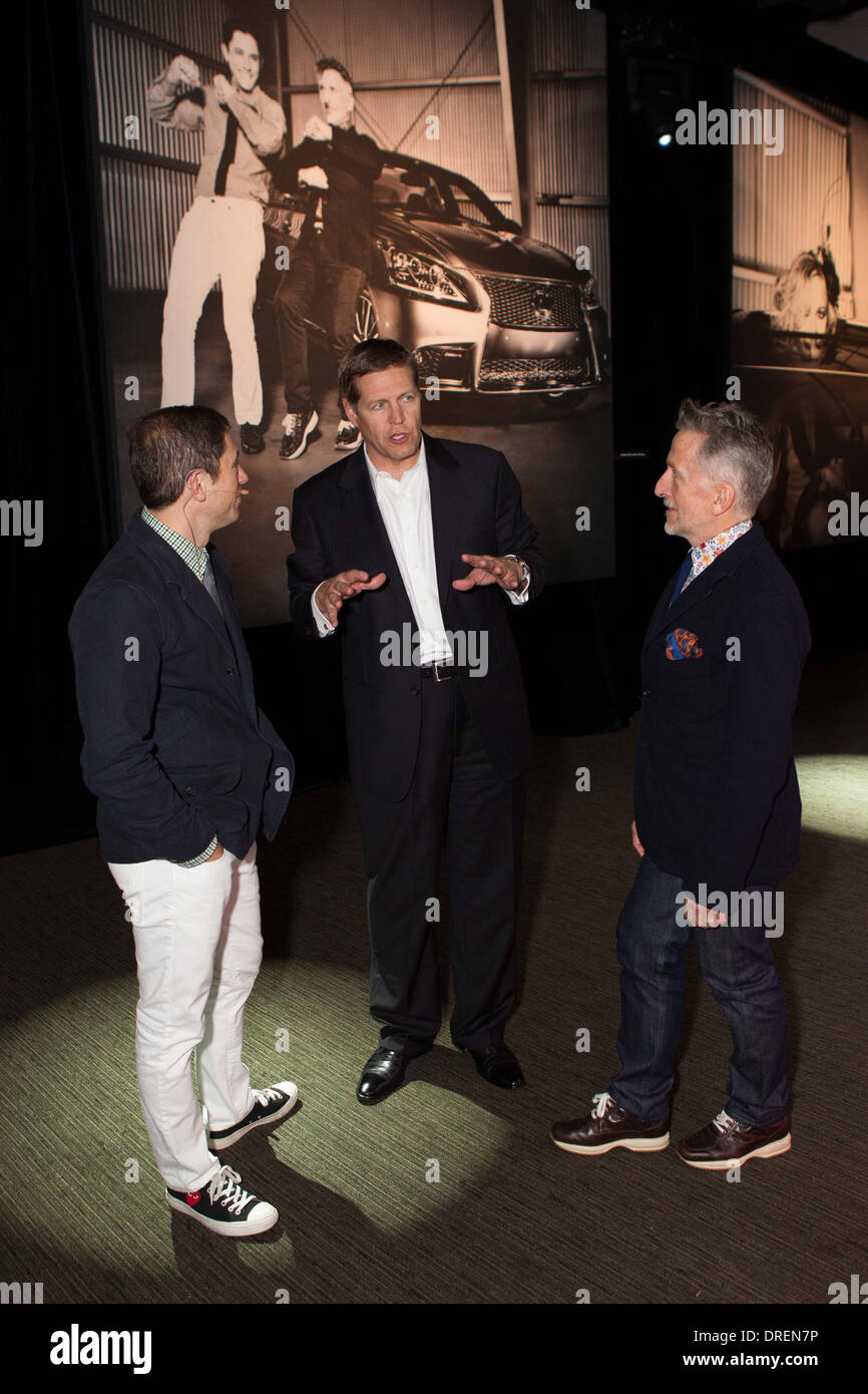 Jonathan Adler, Mark Templin, Simon Doonan Lexus unveils the LS 460 F ...