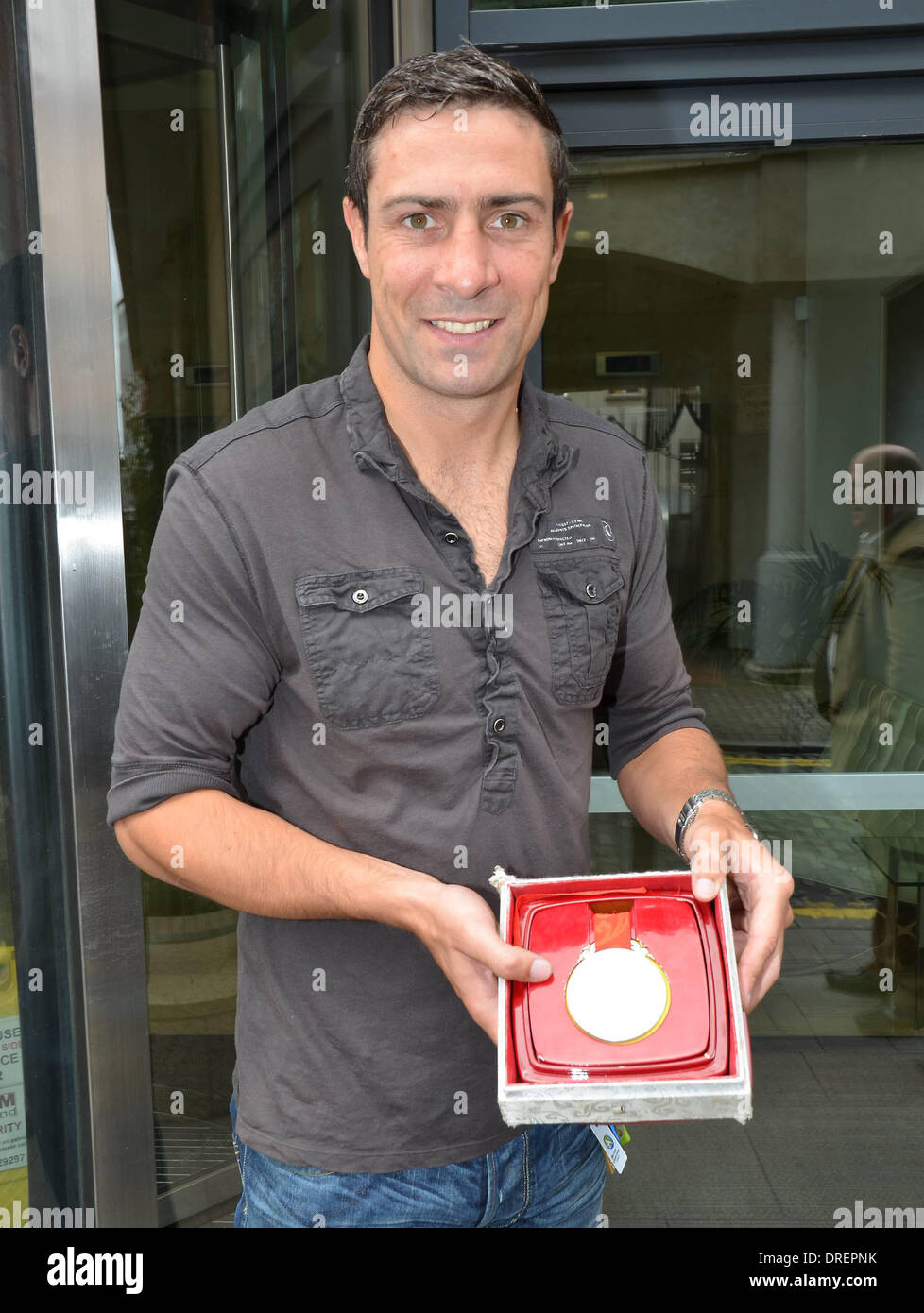 Former Irish Olympic medal winner for Boxing Kenneth Egan (Silver in ...