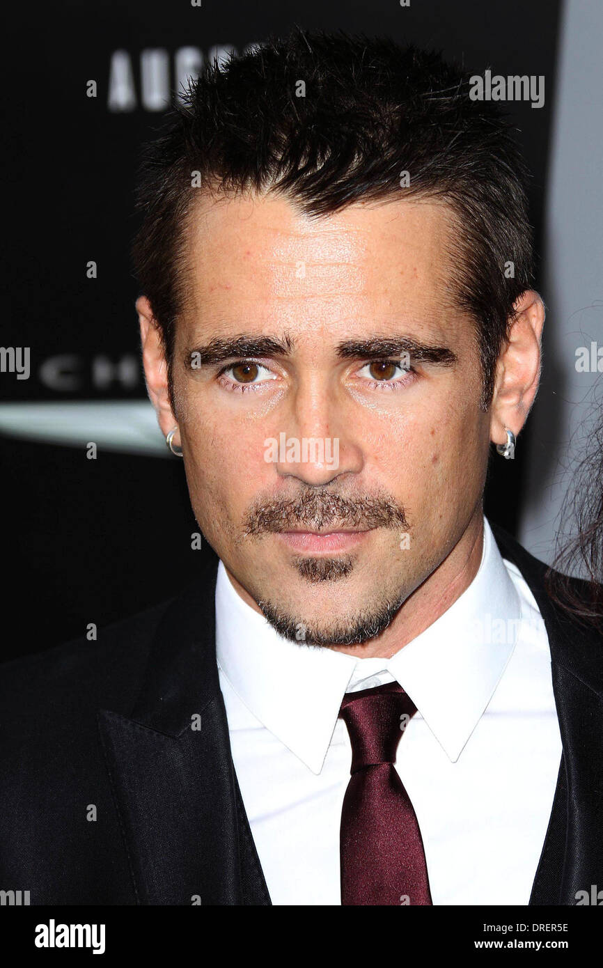 Colin Farrell, Los Angeles premiere of 'Total Recall' at Grauman's ...