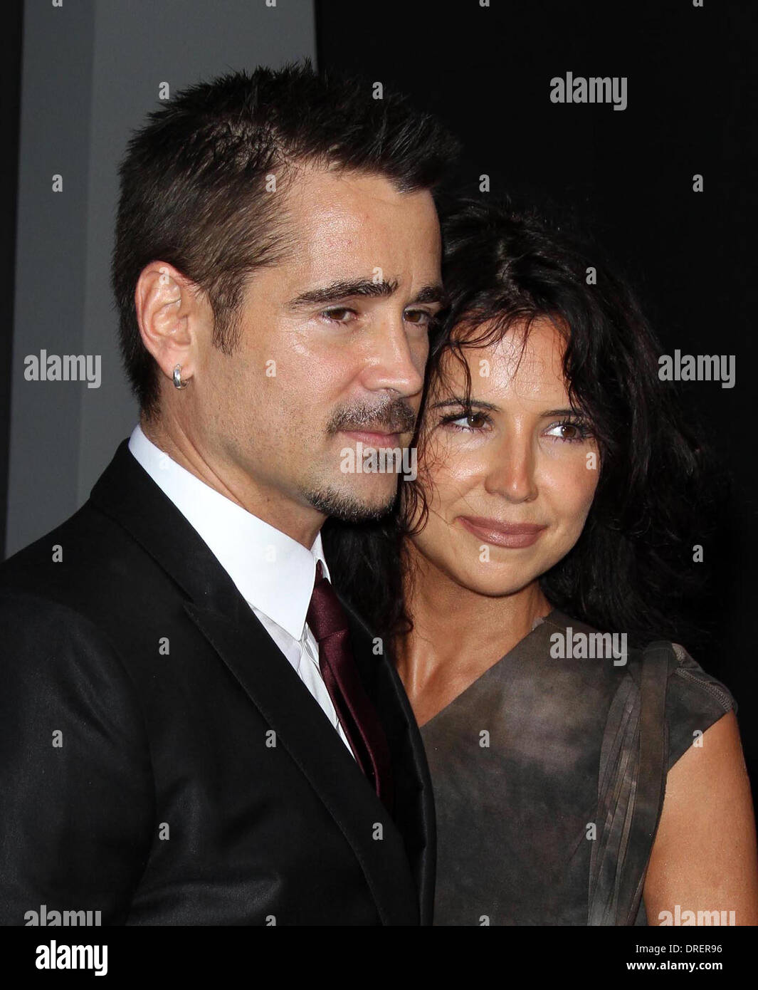Colin Farrell and Claudine Farrell Los Angeles premiere of 'Total ...