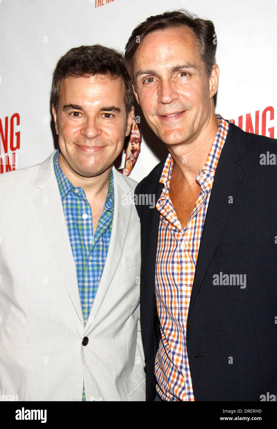Richard Samson and Howard McGillin Broadway opening night of 'Bring It ...