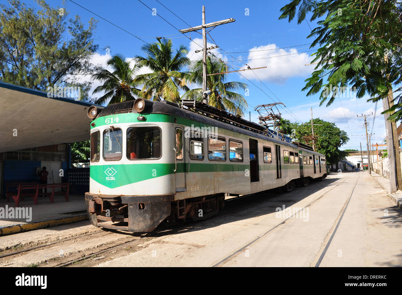 Casa Blanca, Cuba: Train for the Hershey Electric railway waits to ...