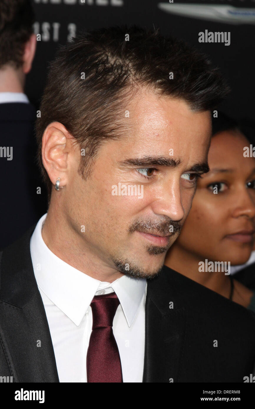 Colin Farrell Los Angeles premiere of 'Total Recall' at Grauman's ...