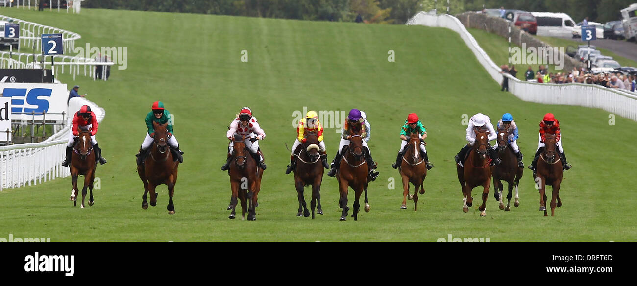 Edie Campbell and Sara Cox compete in the Magnolia Cup at Glorious ...