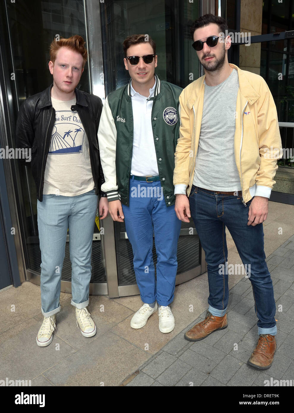 Alex Trimble, Sam Halliday and Kevin Baird of Two Door Cinema Club ...