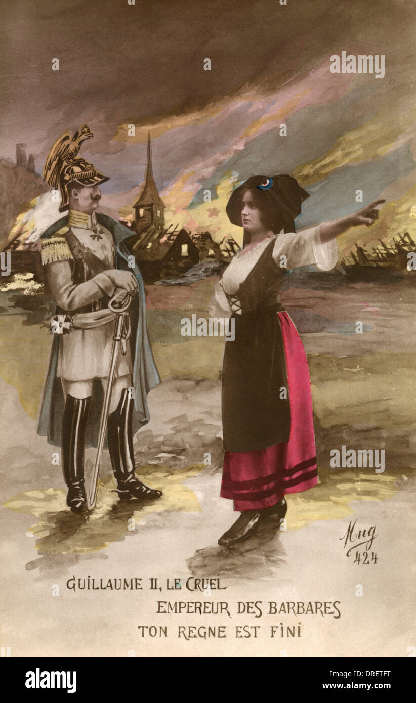 World war one french propaganda hi-res stock photography and images - Alamy