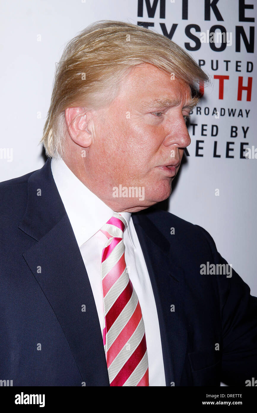 Donald Trump Broadway opening night of ‘Mike Tyson: Undisputed Truth ...