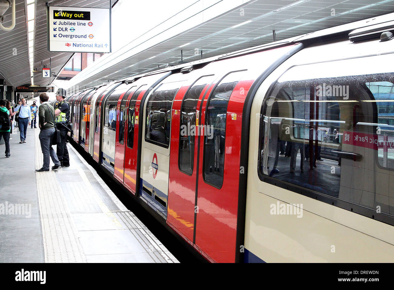 The Central line is suspended at Stratford train station for part of ...