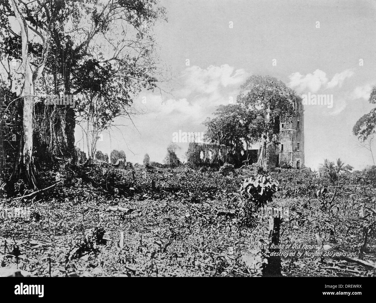 Panama ruins Black and White Stock Photos & Images - Alamy