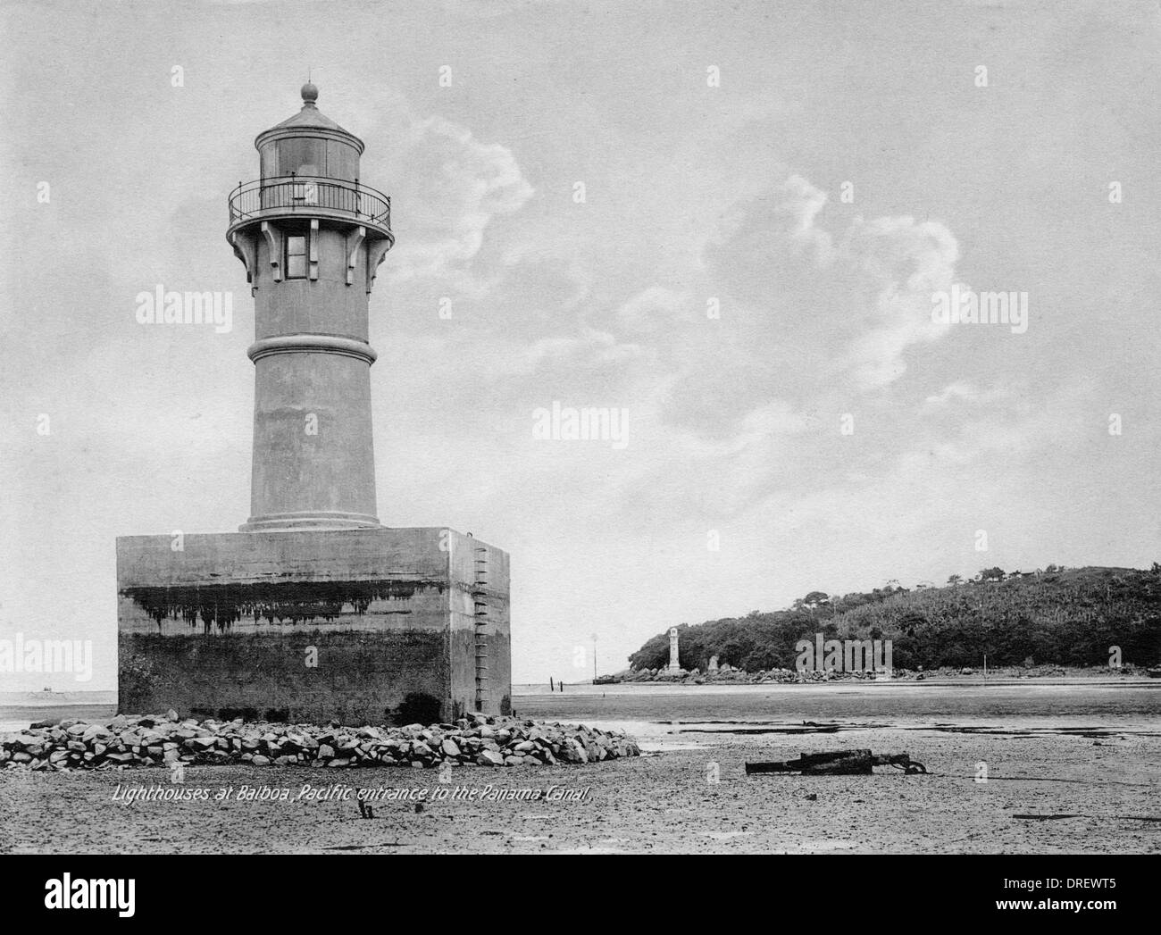 Panama canal lighthouse hi-res stock photography and images - Alamy