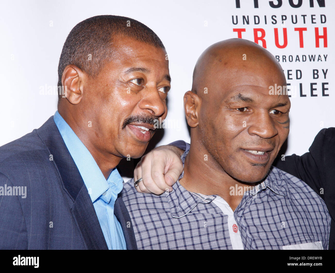 Robert Townsend and Mike Tyson Broadway opening night post show ...