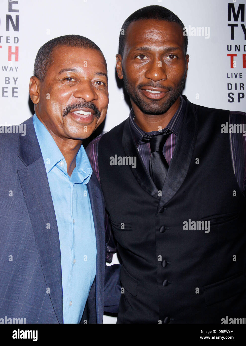Robert Townsend and Leon Robinson Broadway opening night post show ...