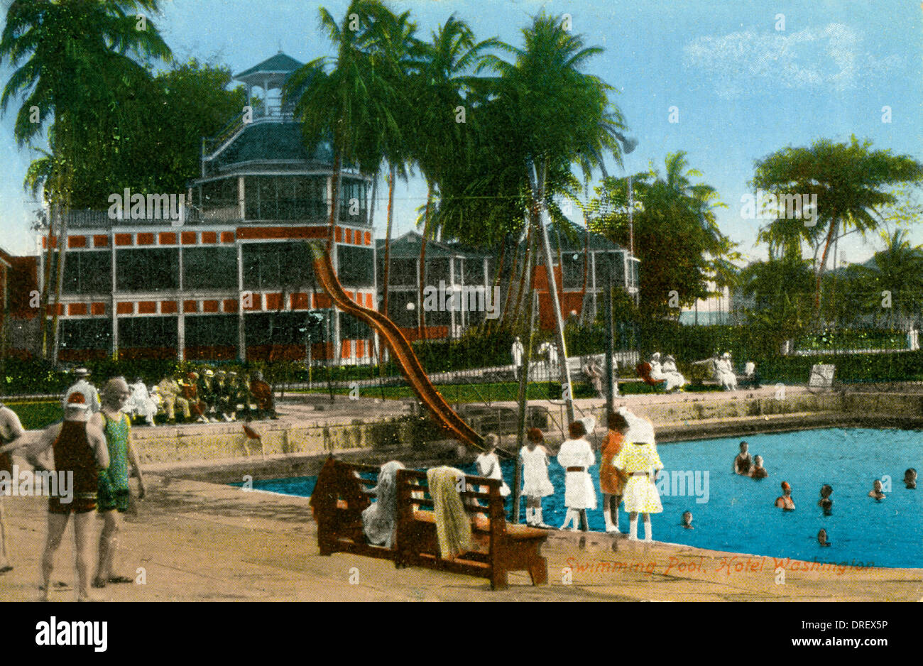 Hotel Washington, Colon, Panama Stock Photo - Alamy