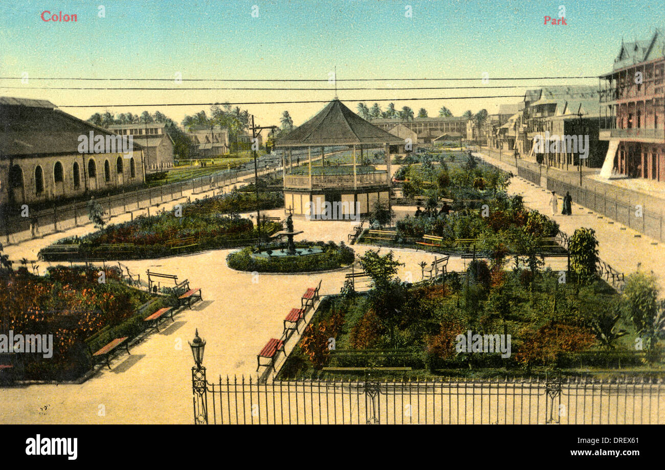 Colon Park, Panama Stock Photo - Alamy