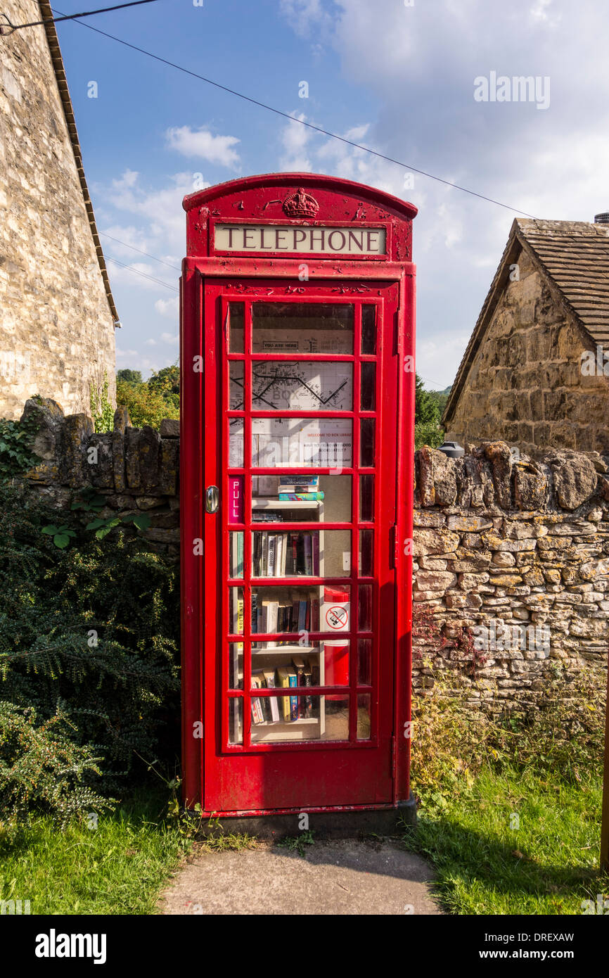 Village telephone box library hi-res stock photography and images - Alamy
