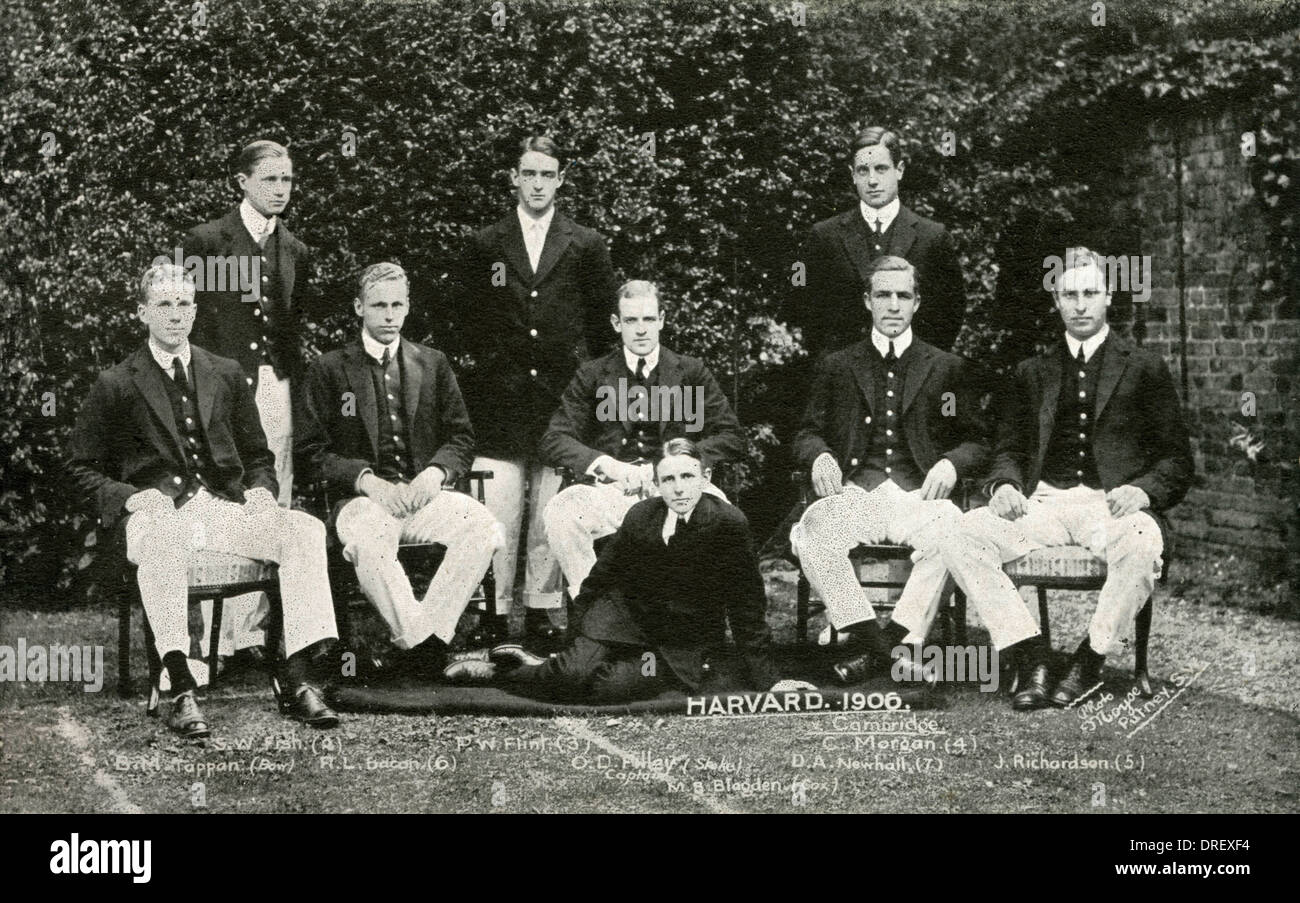 Harvard vs Cambridge, the American team Stock Photo - Alamy