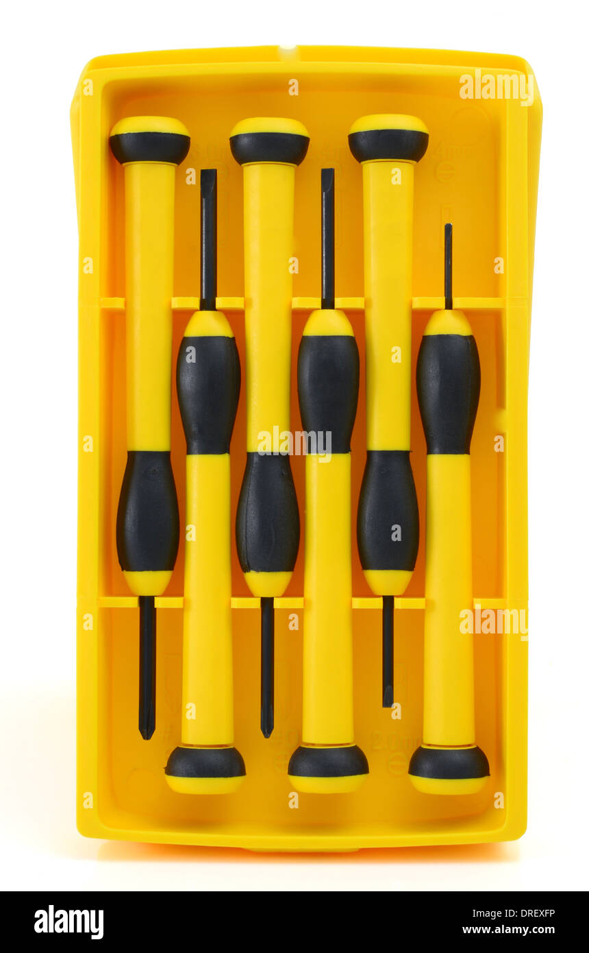 Yellow screwdriver hi-res stock photography and images - Alamy