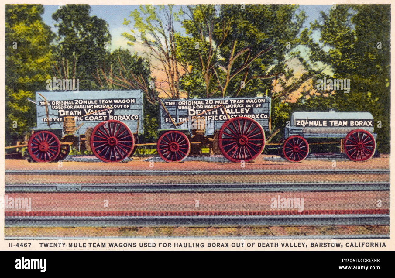 Borax mule train hi-res stock photography and images - Alamy