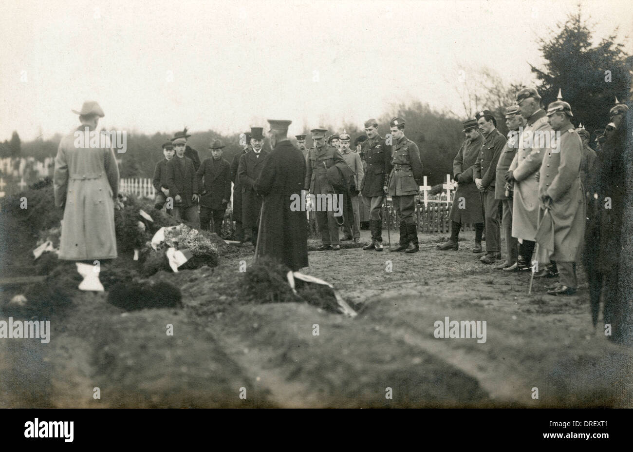 Funeral of Albert Ball Stock Photo - Alamy