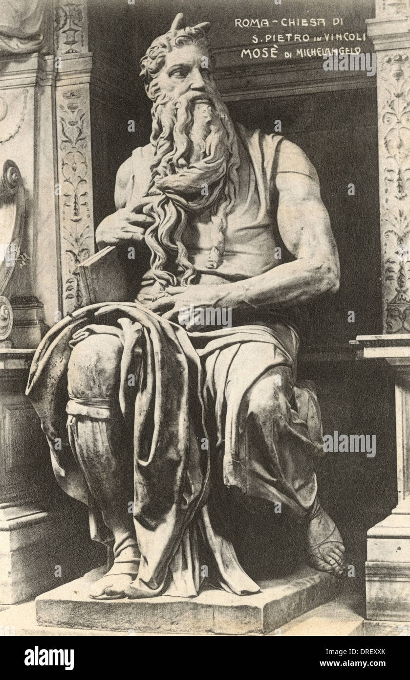 Moses with horns hi-res stock photography and images - Alamy