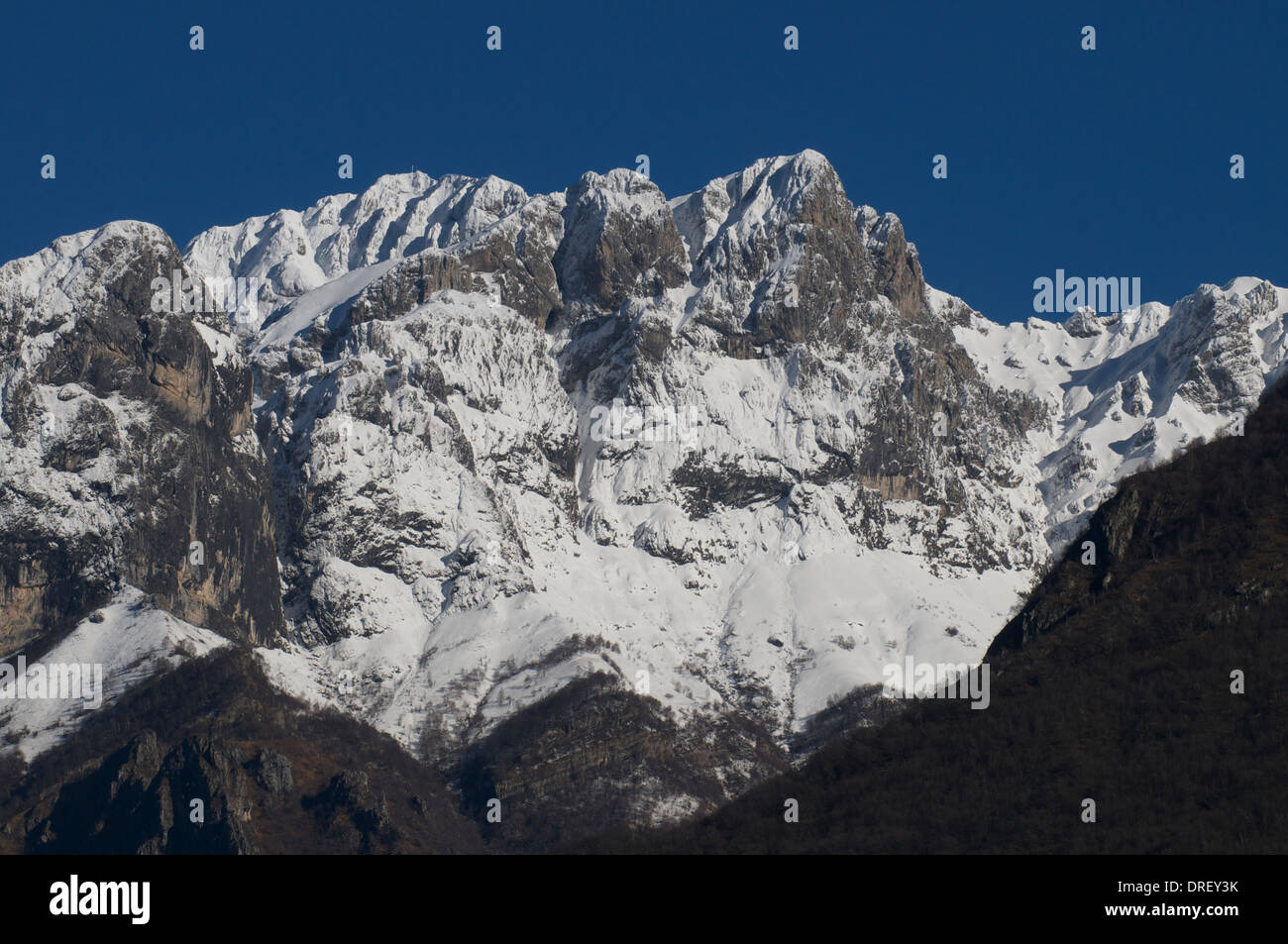 mountain,Grigna settentrionale,snow,lake como,italy Stock Photo - Alamy