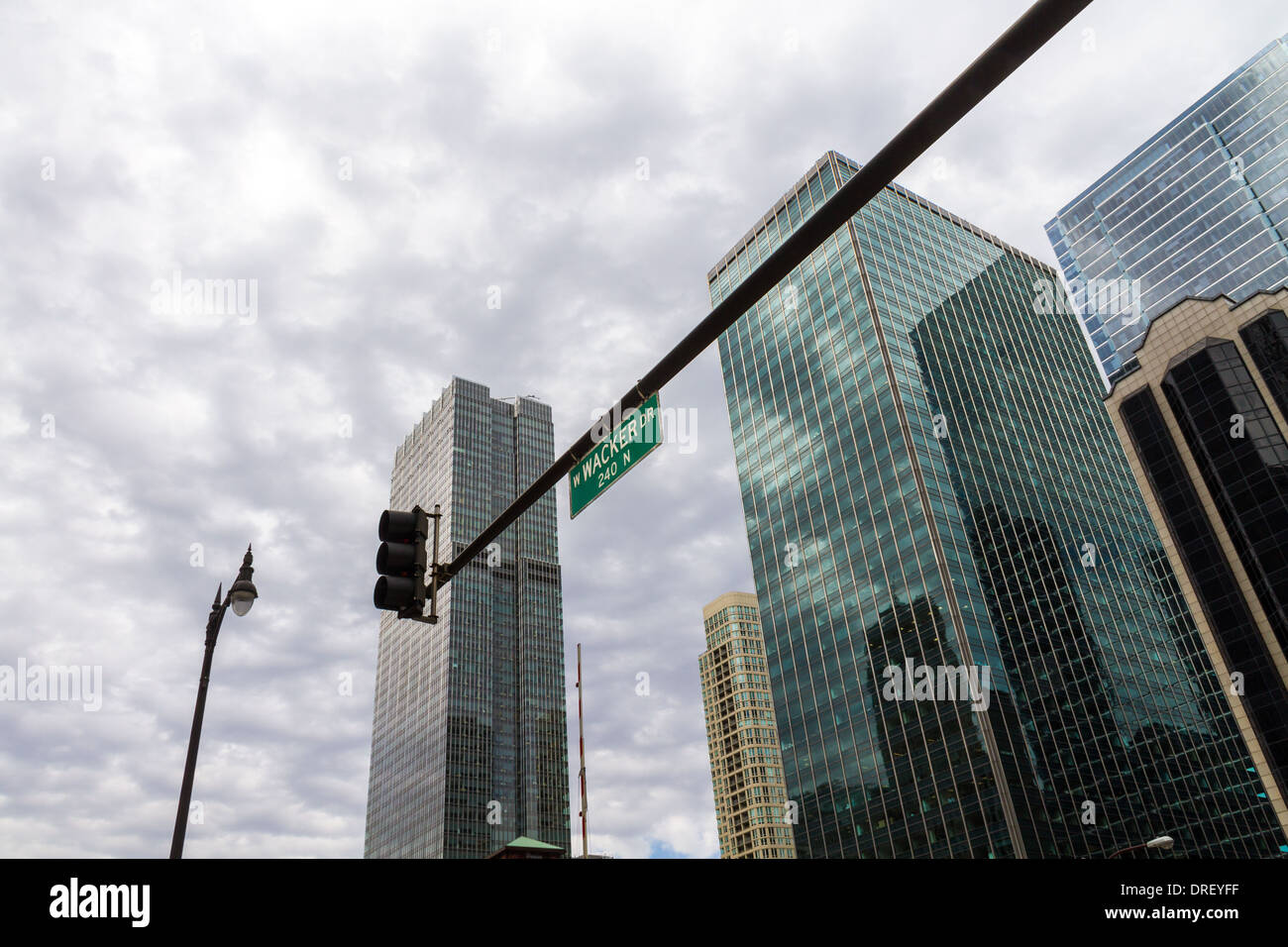 Wacker Drive Chicago Stock Photo - Alamy