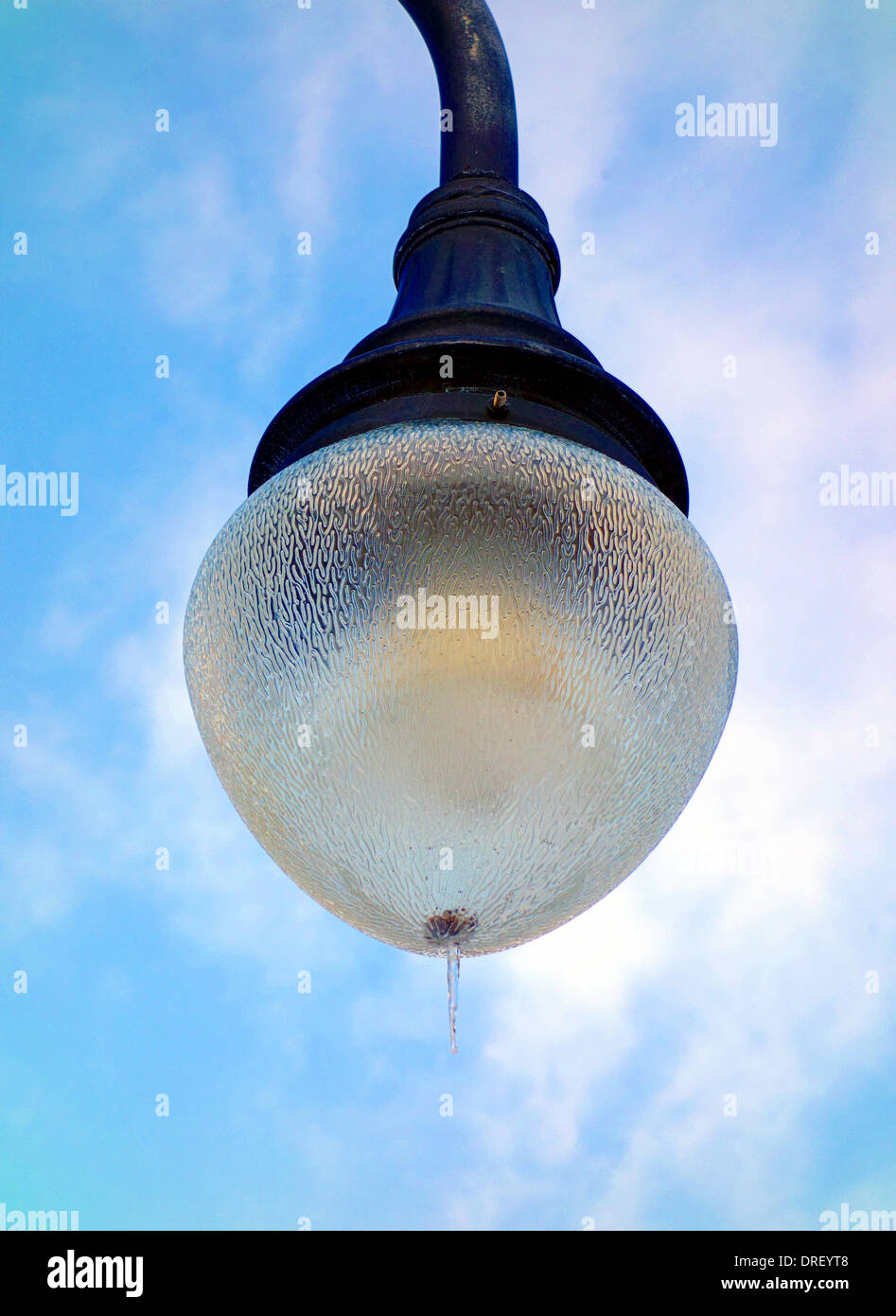 Public post light in Toronto, Canada Stock Photo - Alamy