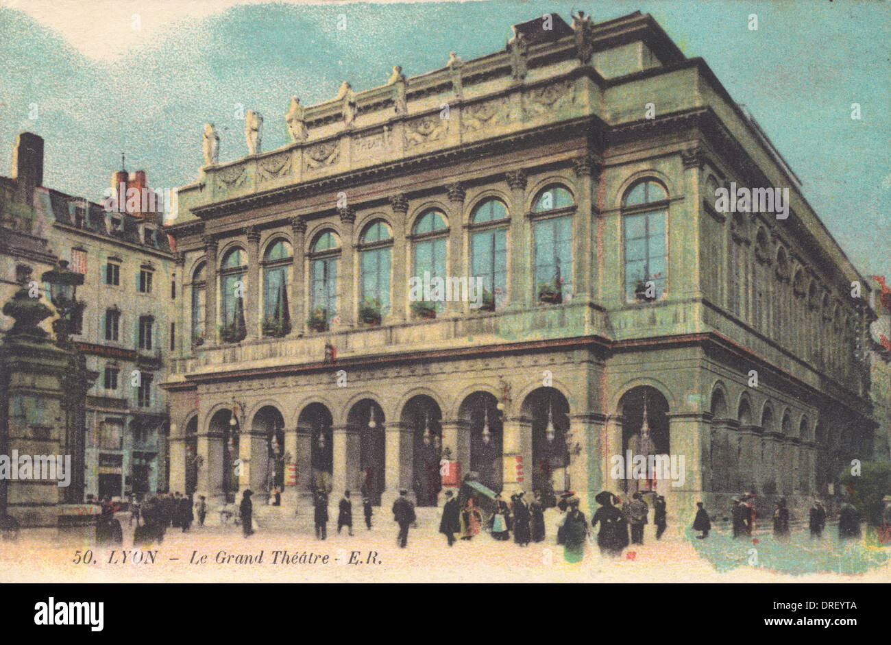 Lyon, France - The Grand Theatre Stock Photo - Alamy