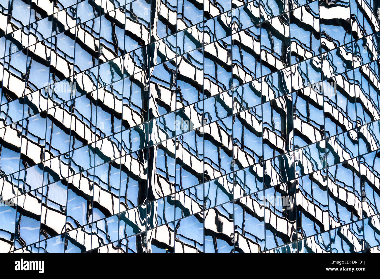 Skyscraper windows reflection abstract detail Stock Photo - Alamy