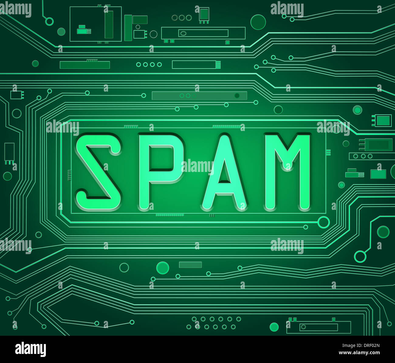 Technology spamming hi-res stock photography and images - Alamy