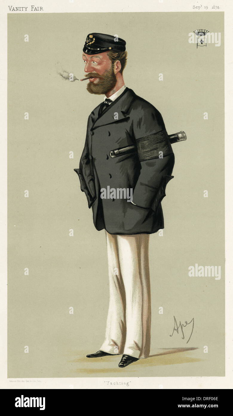 Count Edward Batthyany, Vanity Fair, Ape Stock Photo - Alamy