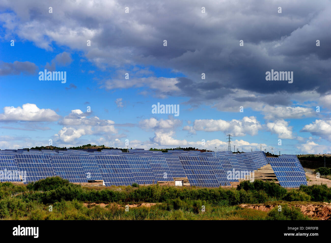 Solar power plant many hi-res stock photography and images - Alamy