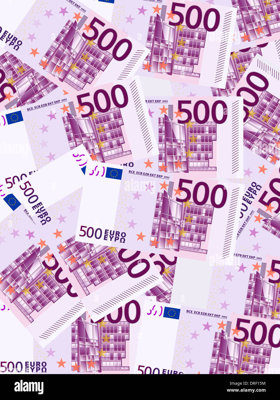 Background from a five hundred euro banknotes. Vector illustration ...